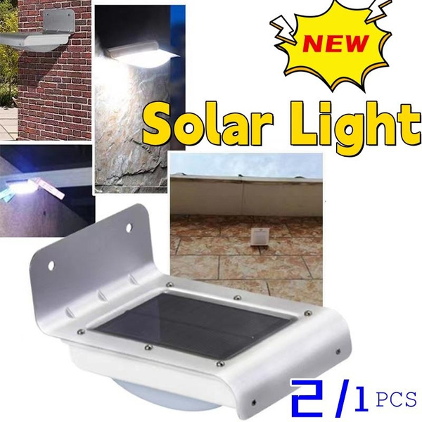 New Solar Lantern Garden Security Outdoor Waterproof Lamp Motion Sensor ...