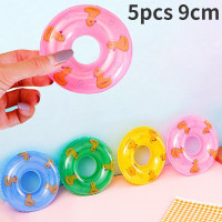 5pcs 9cm Kids' Mini Swim Ring Bath Toy Swimming Pool Float Circle Ring ...