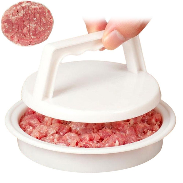 JJYY 1PC/2PCcs New Round Hamburger Press Food Grade Plastic Hamburger ...