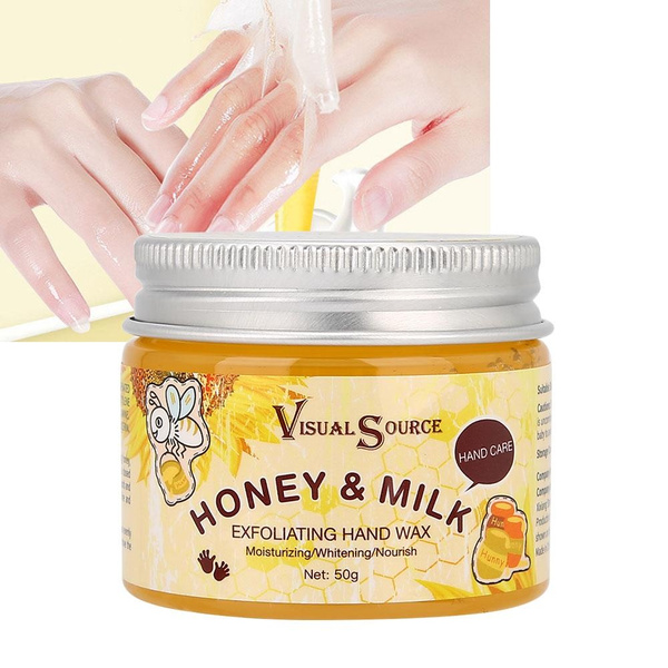 Exfoliating Hand Mask,Hand Peel Mask, 50g Milk Honey Hand Care Mask For ...