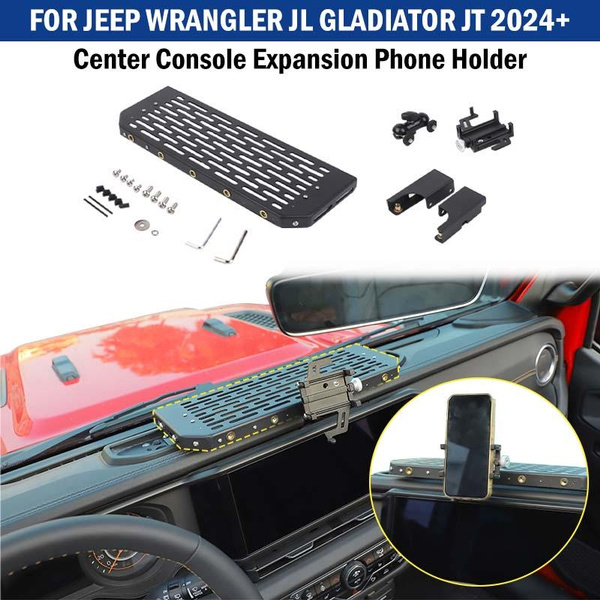 Metal Holder Center Console Cell Phone Expansion Mounting Stand ...