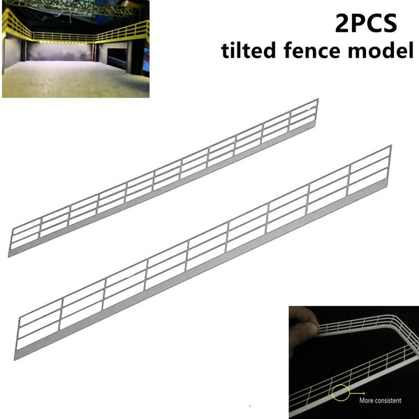 2PCS DIY Model Making Stair Railing Fence Model Building Steps Railing ...