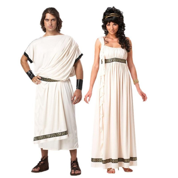 Halloween Greek Goddess Couple Cosplay Uniform Medieval Greek Mythology ...