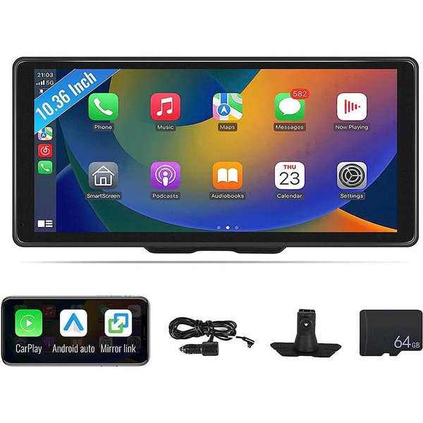 10.36-inch Screen ćarpláy Portable Smart Player Supports Android Auto ...