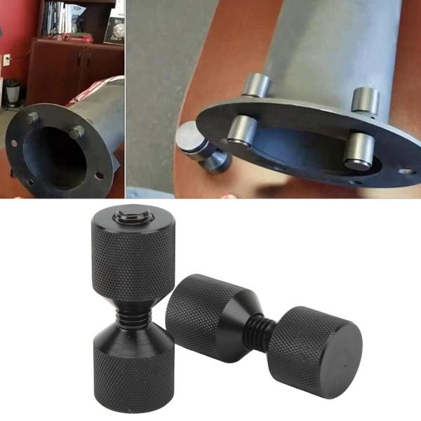 2 Pcs Two Hole Pins Set Aluminium 2 Hole Pipe Flange Aligners ...