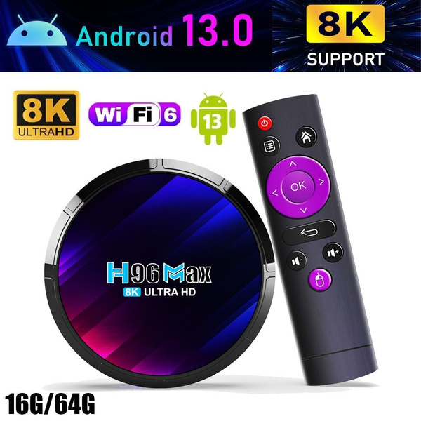 Android TV Box H96MAX RK3528 4GB RAM 64GB ROM Android Box Support 2.4G ...