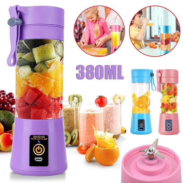Eletric Smoothie Juicer Cup Mixer Juice Maker Fruit Blender Mini Shaker ...