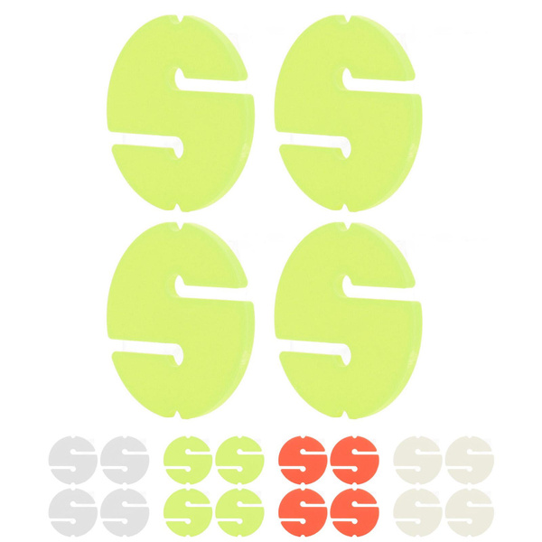 4PCS Diving Line Circle Marker, ABS Bright Color Round Portable Safety ...