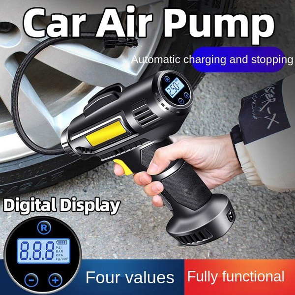 Car Air Pump Handheld Electric Car Tire Inflatable Compressor Portable ...