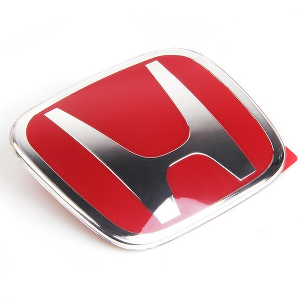 Honda JDM Red H Front & Rear Type R grille emblem - Civic, Accord, Fit ...