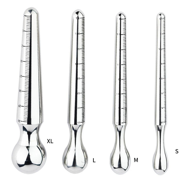 Stainless Steel Urinary Plug Sex Toy Smooth Solid Urethral Sounding ...