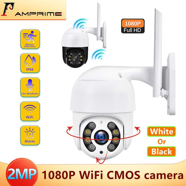 AMPRIME Outdoor 2MP 2K HD WiFi PTZ Camera Wireless IP Camera H.265 AI ...