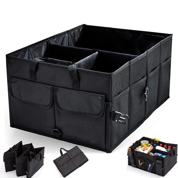 Collapsible Car Trunk Organizer with Large Storage Capacity - Durable ...