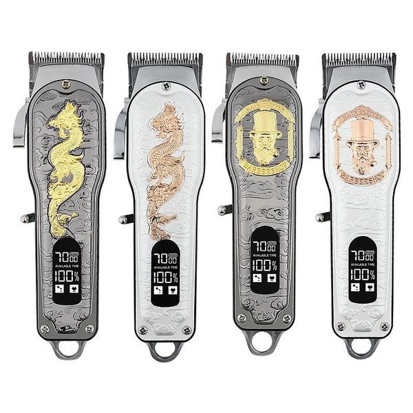 Black Gold Dragon Professional Hair Clipper Cordless Hair Trimmer ...