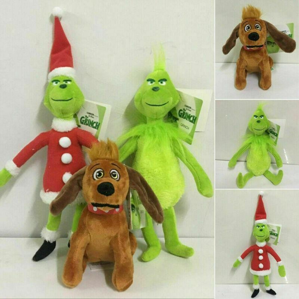 Doll Toy How Christmas Gift Dog Max Plush Grinch the Stuffed Stole Kids ...