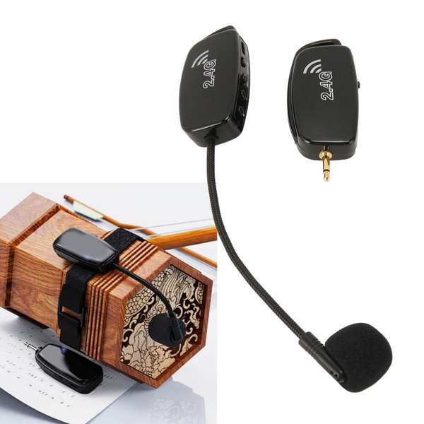 Erhu Microphone 2.4G Wireless Anti Interference Plug and Play Noise ...