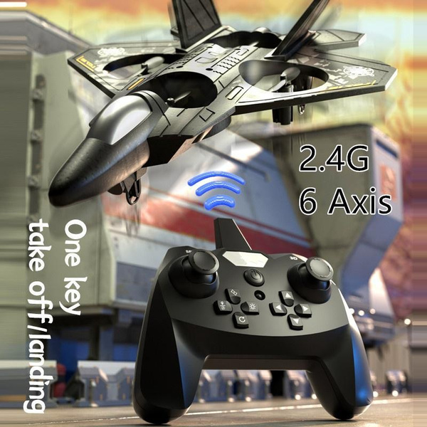 RC Plane 2.4G 6 Axis Gyro 360° Flip Stunt RC Plane Fixed Wing Drone Jet ...
