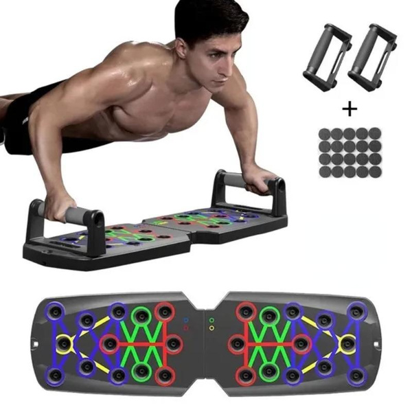 Folding Push-up Board Support Muscle Exercise | Wish