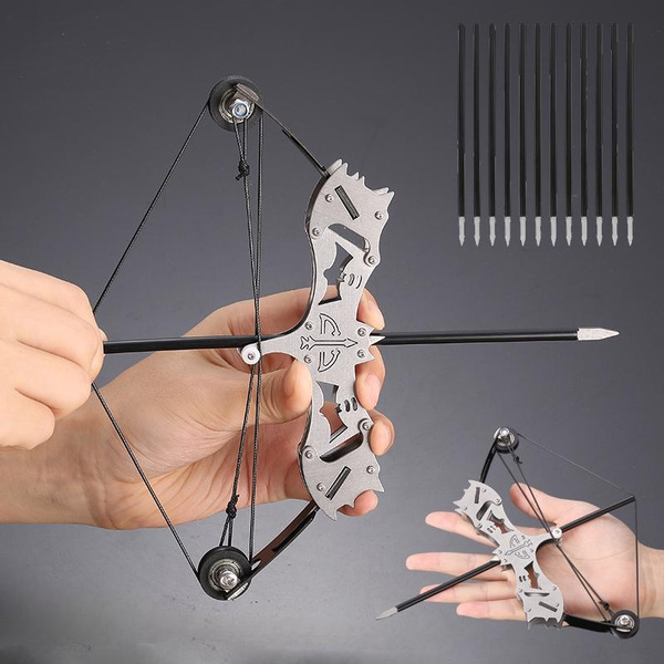 6.3"/9" Precision Mini Compound Bow for Shooting and Practice - Metal ...