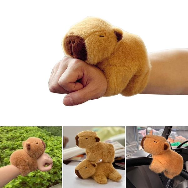 Capybara Clap Circle Toy Slap Wrap Wristband Bracelets Stuffed Capybara ...