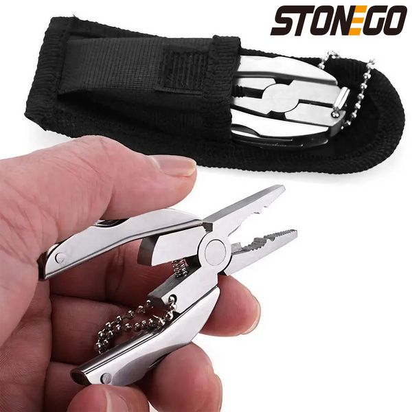 STONEGO 1PC/2PCS Portable Folding Stainless Steel Multitool - Pliers ...