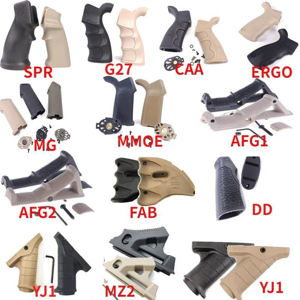 Tactical M4 M16 AR15 Pistol Grip QD Vertical Handle Rifle Foregrip for ...