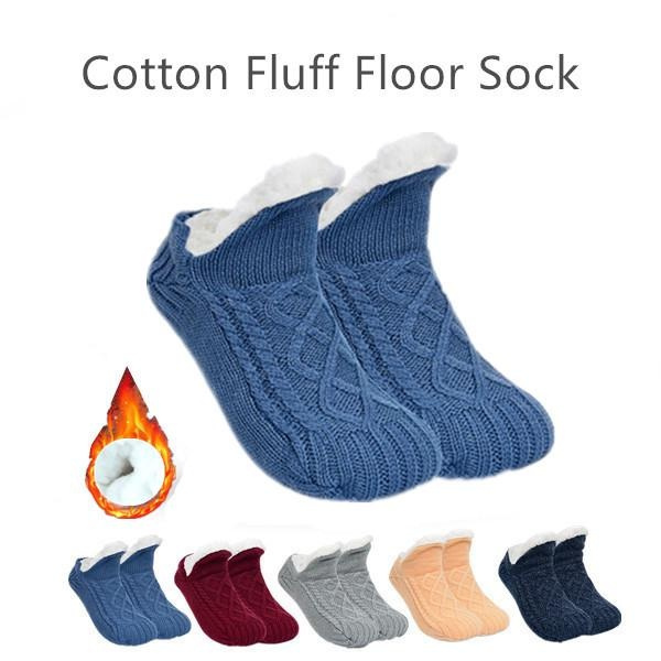 2024 Children Men Women's Winter Super Soft Warm Floor Sock Cozy Fuzzy Fleece-Lined with ...