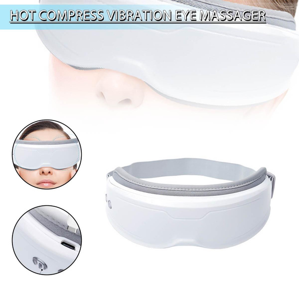 New Electric Eye Massager With Heat Rechargeable For Reduce Eye Strain ...