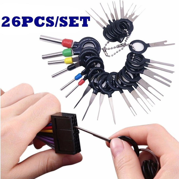Release Extractor 26Pcs Car Pin Terminal Wire car Tools Puller Plug Kit ...