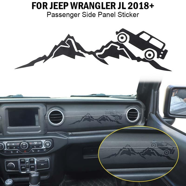 Passenger Side Panel Sticker Decoration Cover Decal for Jeep Wrangler ...