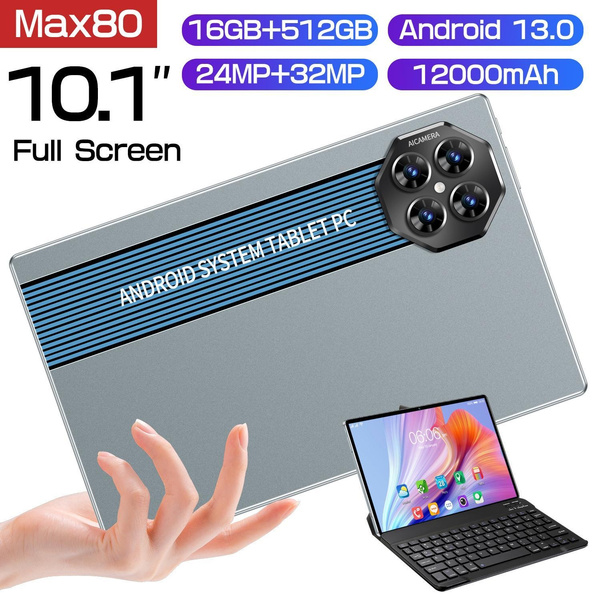 New Best Upgrade Large Memory HD Tablet 10.1-inch, 10 Cores, 5G/4G Dual ...