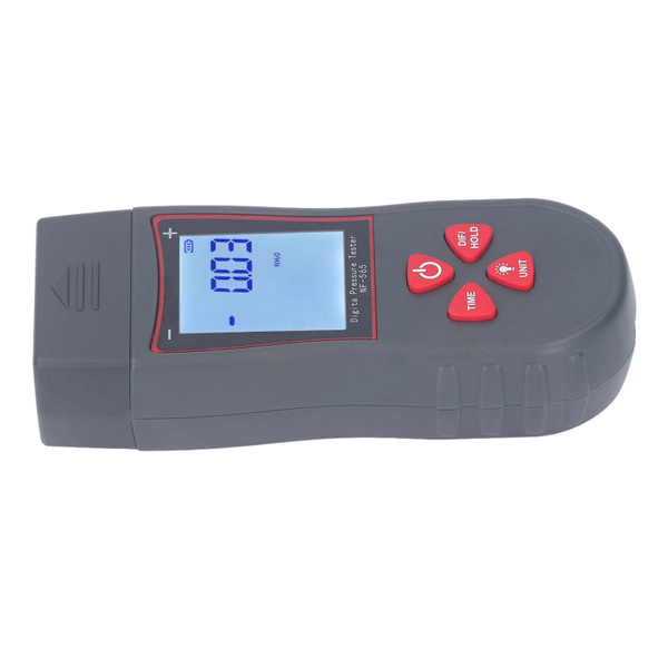 Digital Differential Pressure Meter, 100 Groups Data Storage Humanized ...