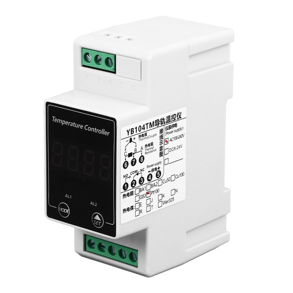 Smart Digital Temperature Controller DIN35mm Rail Installation ...