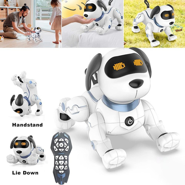 Remote Control RC Robot Dog Interactive Robotic Stunt Educational Toy ...