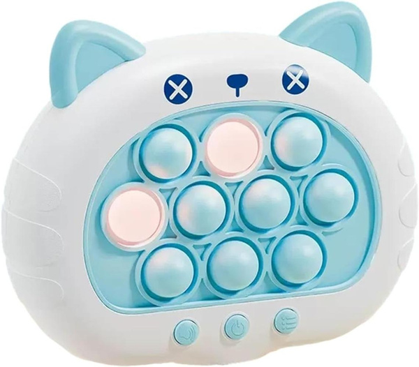 Fast Push Game Fidget Toys Pop Game Handheld Bubble Game Light-up Pop ...