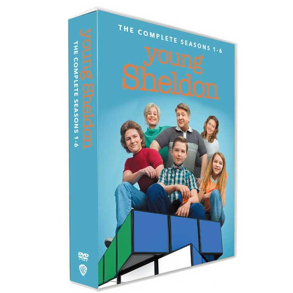 Young Sheldon Complete Series Season 1-6 1 2 3 4 5 6 DVD 12-Disc Movies ...