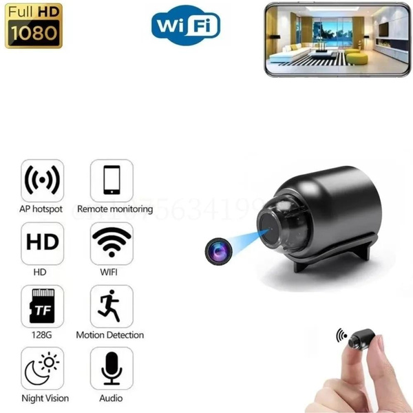 Mini Wireless Camera Night Vision Wifi IP V720/1080P HD Cam Motion ...