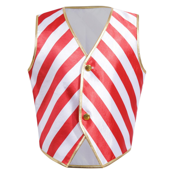 Kids Boys Christmas Costumes Party Costume Candy Cane Stripe Vest ...