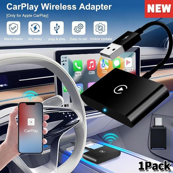 NEW Wireless CarPlay Adapter Wired to Wireless Carplay For Apple Wireless CarPlay Adapter Car ...