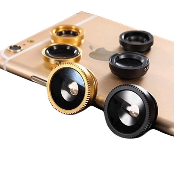 Universal Mobile Phone Lens - 3-in-1 Multifunctional Clip with Wide ...