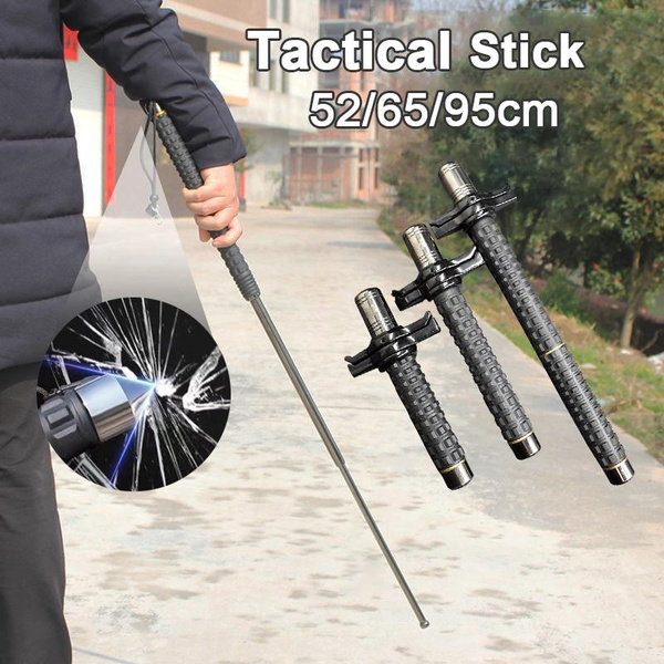Knife-blocking and Swing Stick Telescopic Stick Self-defense Stick ...