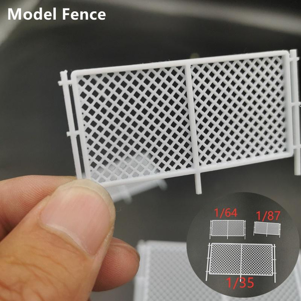 Simulation Model Railing Fence Model Guardrail Isolation Net Building ...