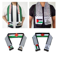 Palestine Turban Headwear for Men and Women Scarf Palestine Map Print ...