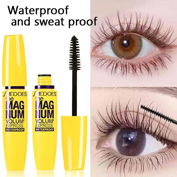 1 Pcs Waterproof Silk Fiber Eyelash Black Mascara Lengthening Lash ... 1 Pcs Waterproof Silk Fiber Eyelash Black Mascara Lengthening Lash ...