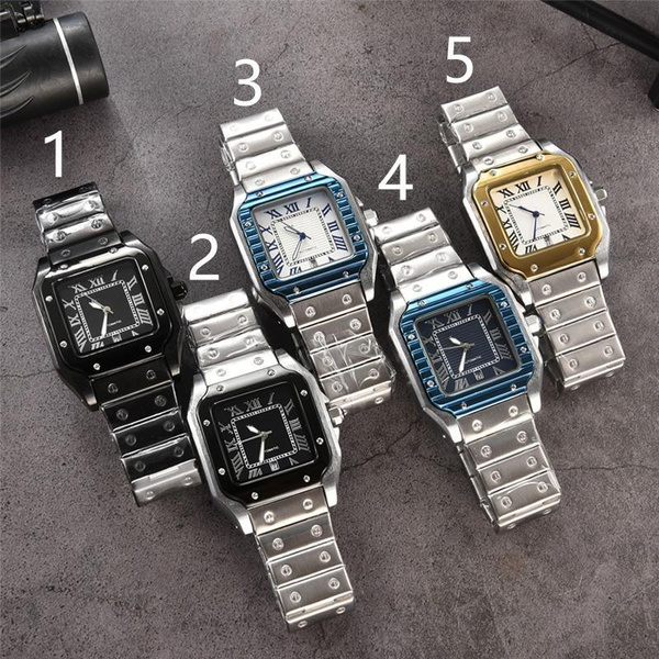Waterproof Square Watch Automatic Watch Men's Fashion Swiss Classic ...