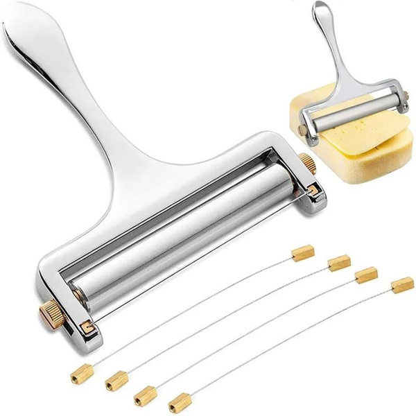 Cheese Slicers Adjustable Thickness Heavy Cheese Cutters with Wires for ...