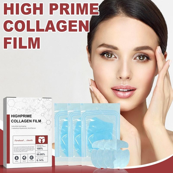 New Highprime Collagen Soluble Film Cheeks Forehead Anti Aging ...