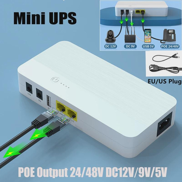 RGTTOTG POE Mini UPS 8000mah POE Output 24/48V Gateway Landline ...