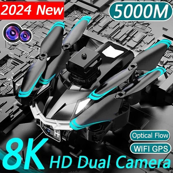 2024 NEW Drone 8K WIFI Professional UAV HD Aerial Photography Optical Flow Omnidirectional ...