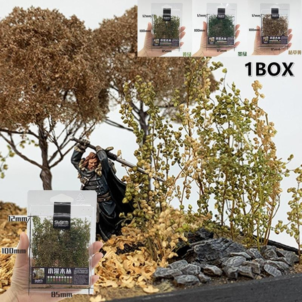 1Box Simulation Forest Bush Model Military DIY Sand Table Scene Layout ...